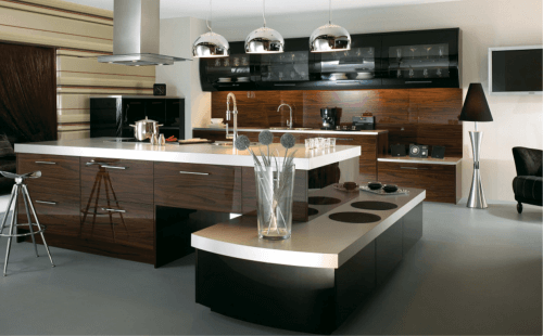 Unique Rectangular Shape Modern Kitchen Island Remodeling Cost Calculator
